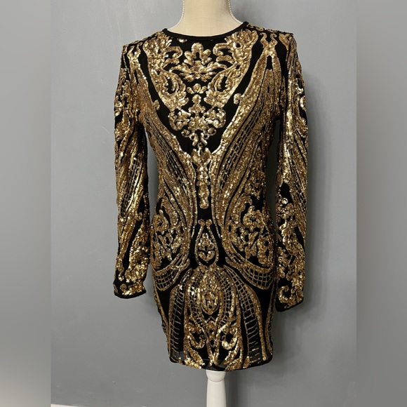 privy | Dresses | Privy Dress Black And Gold Stunning | Poshmark